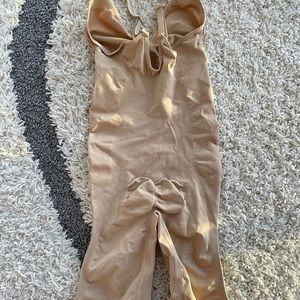 SKIMS | Tops | Skims Clay Sculpting Mid Thigh Bodysuit | Poshmark